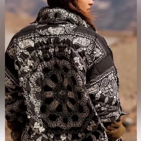 Free People | Jackets & Coats | Nwot Free People Bandana Packable Pippa ...